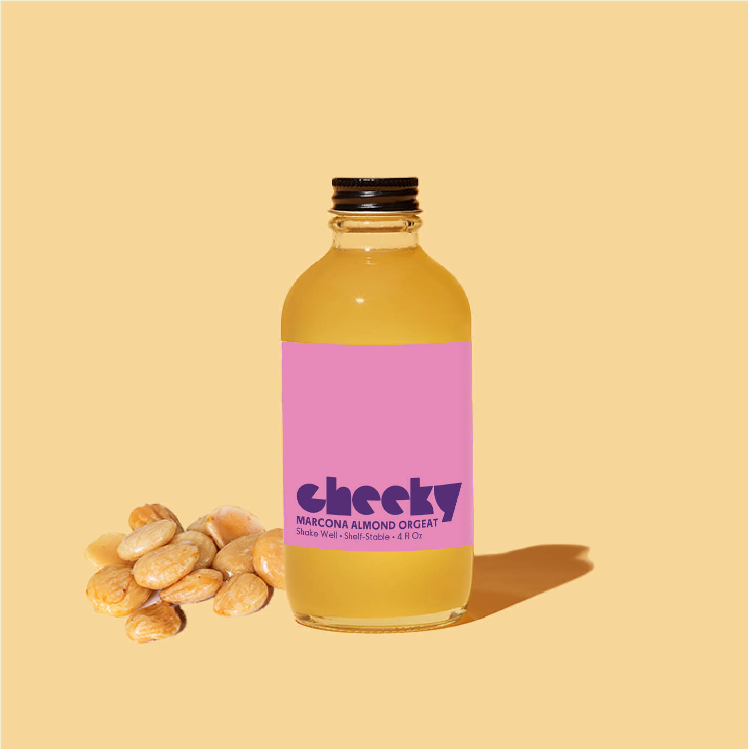 Salted Marcona Almond Orgeat – Cheeky Cocktails